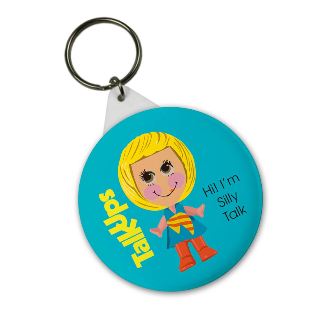 Mattel Talkups Doll - "silly Talk" Keyring - Etsy