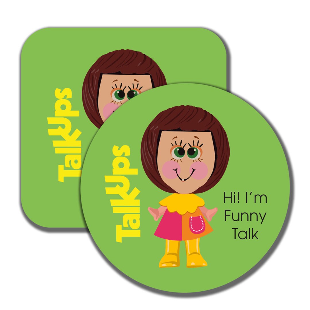 Mattel Talkups Doll - Funny Talk Coaster - Etsy