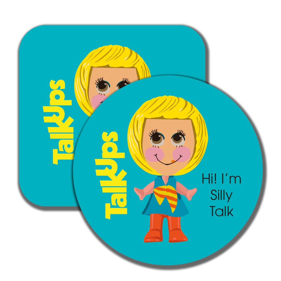 Mattel Talkups Doll - Silly Talk Coaster - Etsy
