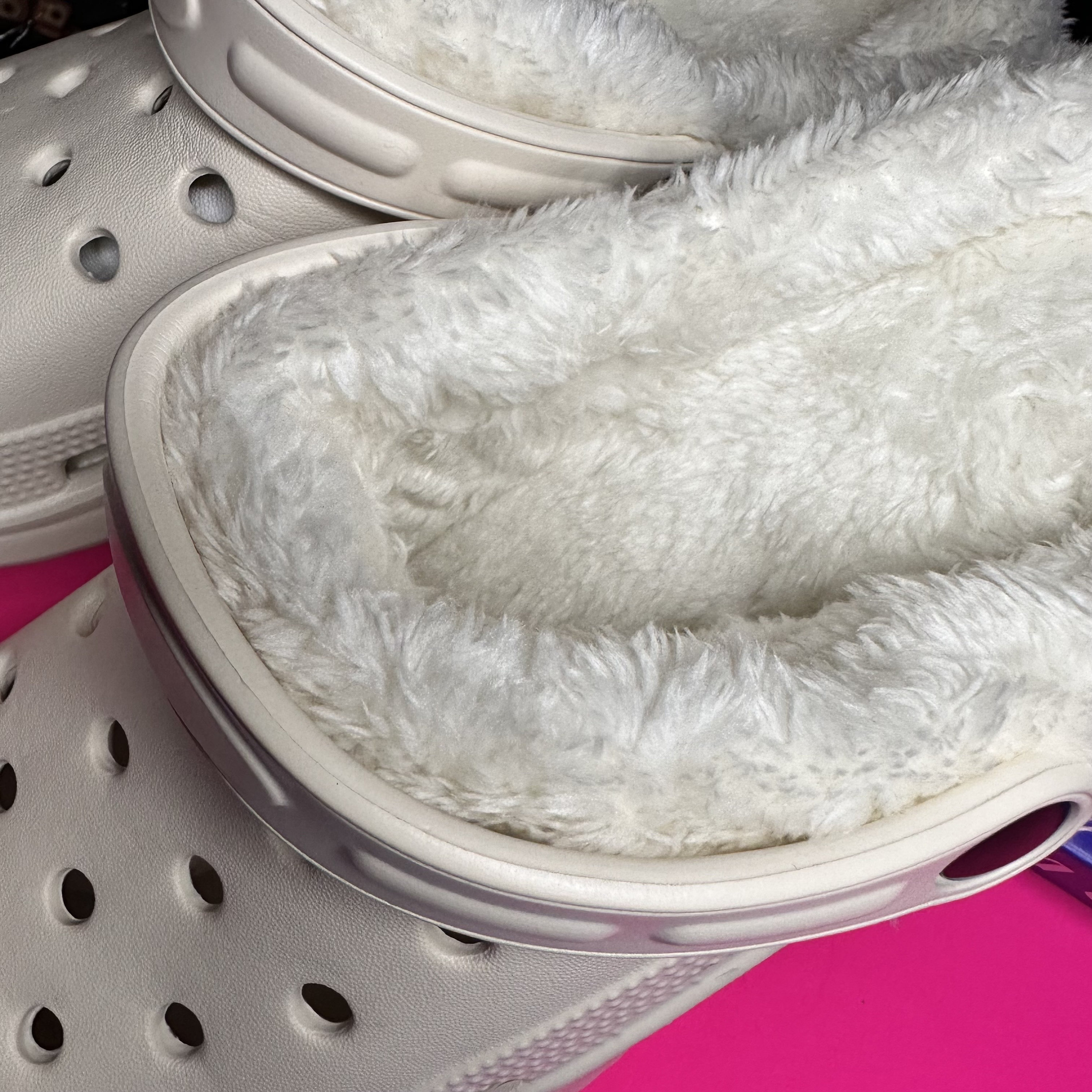 Insoles Croc Fluffy Liners, Fur Insert for Croc Shoes Clog Winter ...