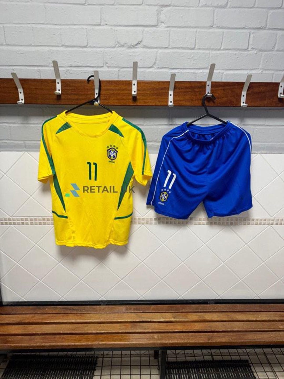 Brazil Ronaldinho Kids Kit | Brazil 2002 Home Kit Ronaldo | Brasil ...