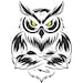 Serious Owl SVG for Print - Svg/jpeg/png/dxf File Formats - Etsy
