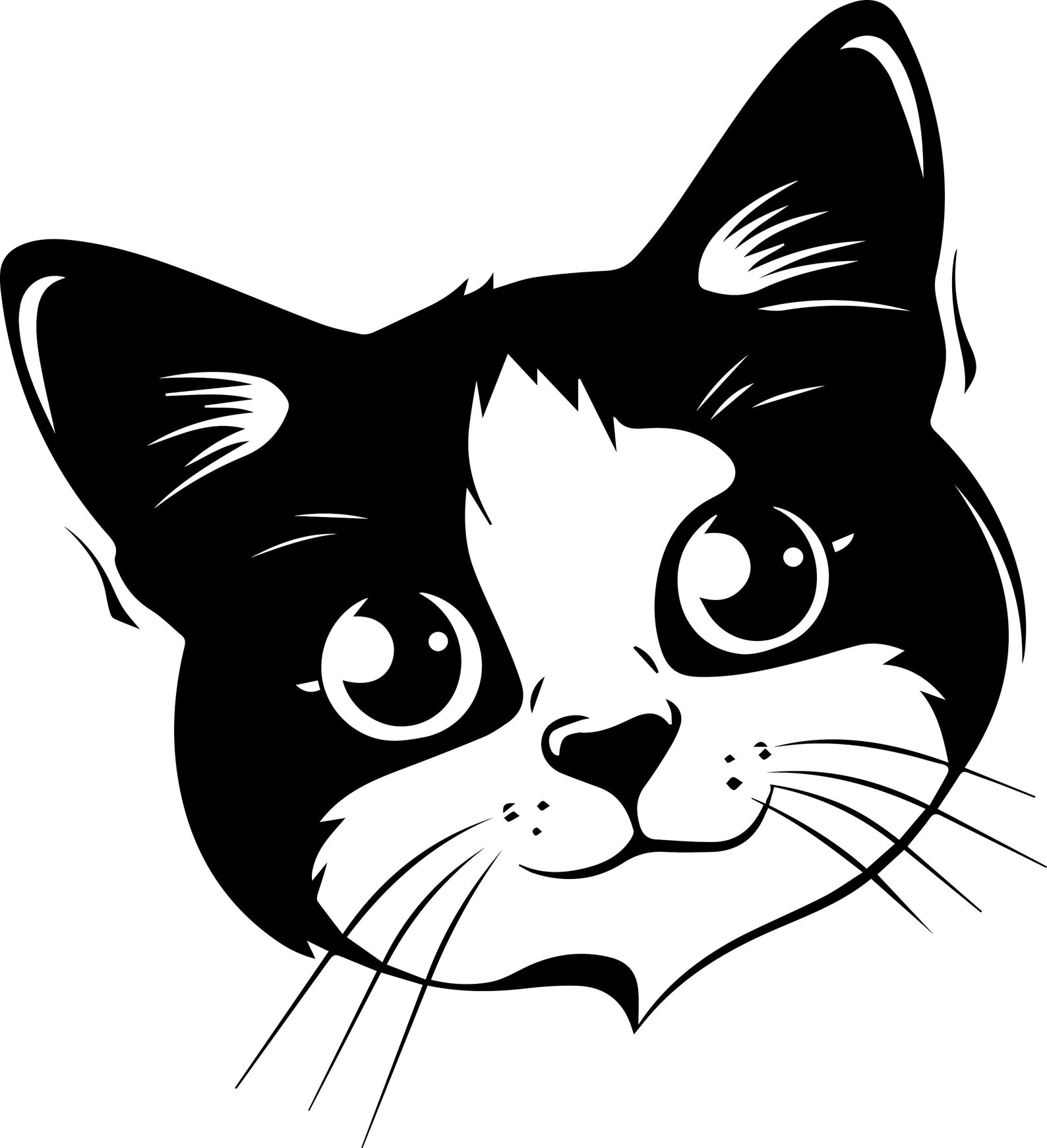 Cute Kitty - Svg/png/dfx/jpeg - Instant Download for Print - Etsy
