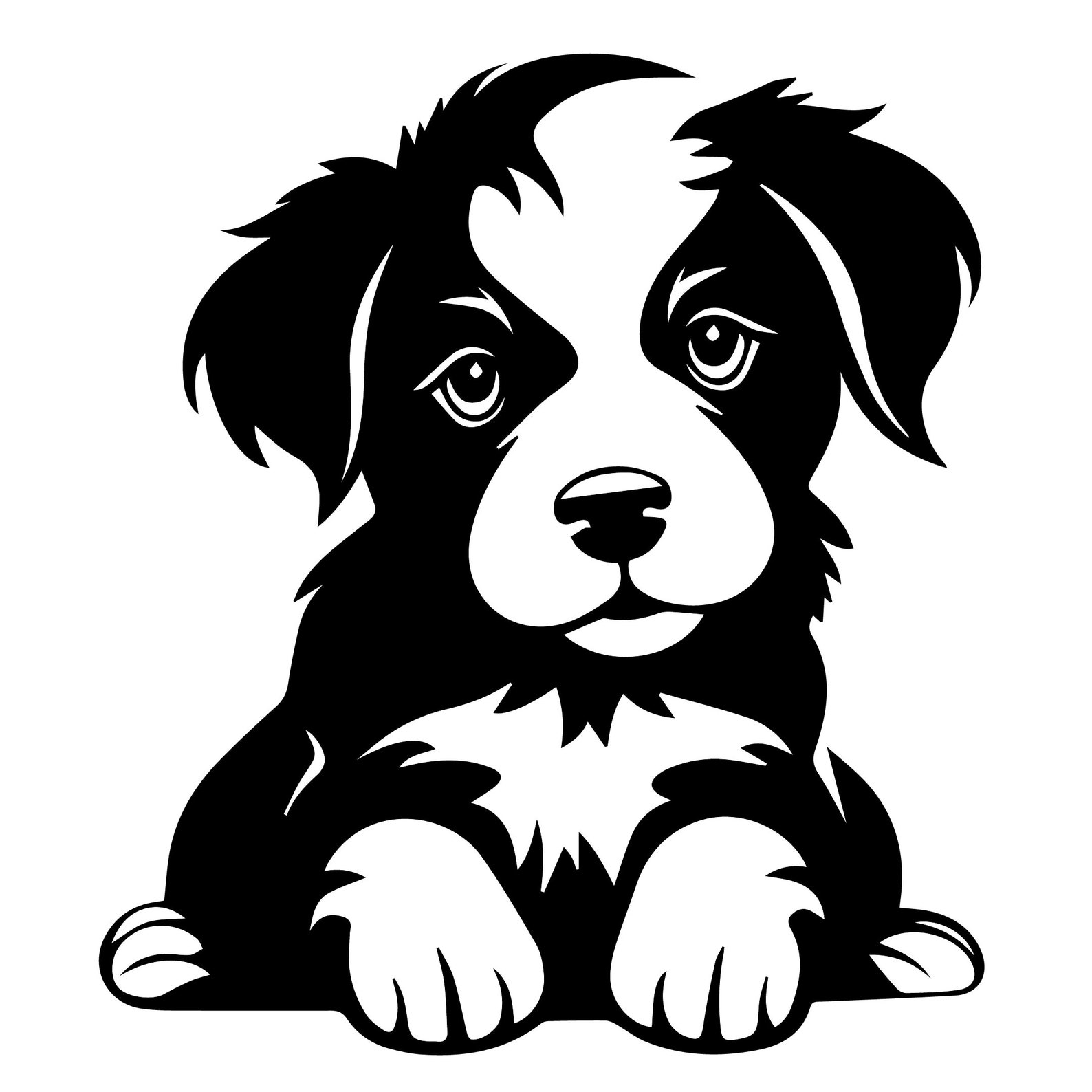 Puppy Digital Download Svg-jpeg-png-dxf Files - Etsy