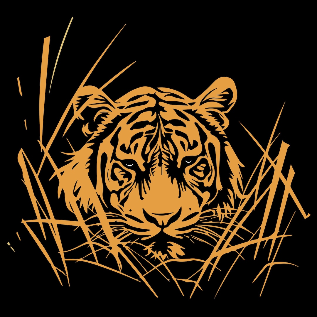 Printable Tiger Vector File - Eps/svg/png/dfx - Instant Download - Etsy