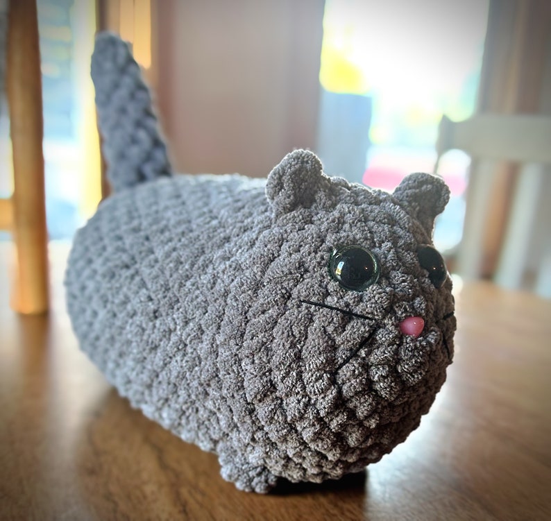 4lb Weighted Loaf Cat Plush for Anxiety - Sensory Stuffed Animal for ...