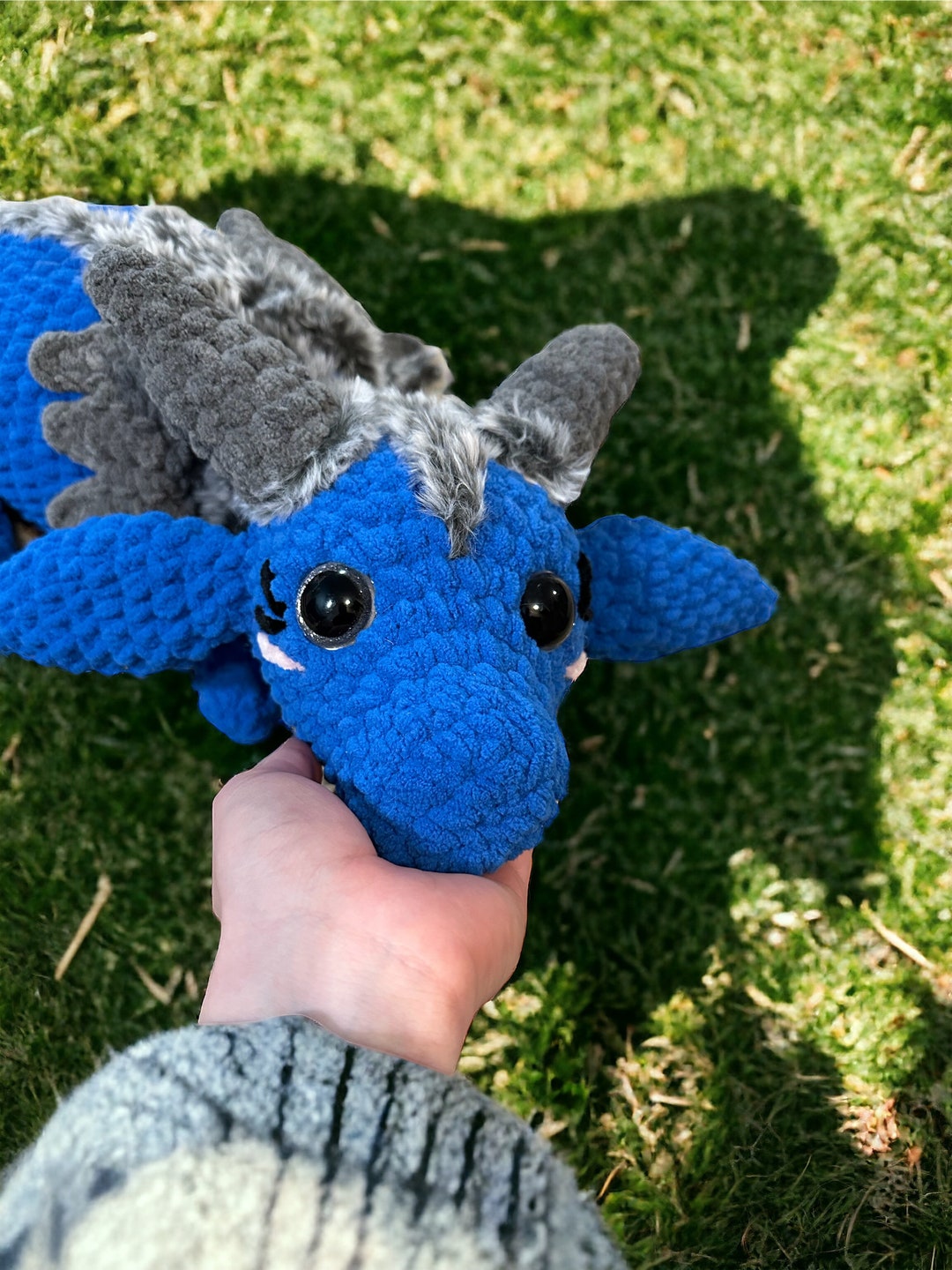 Crochet Weighted Small Dragon Plush - Etsy