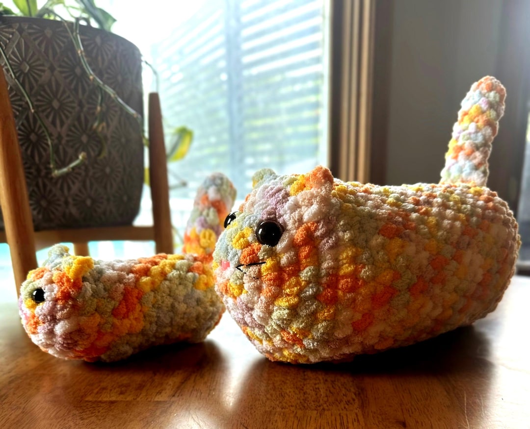 4lb Weighted Loaf Cat Plush for Anxiety - Sensory Stuffed Animal for ...