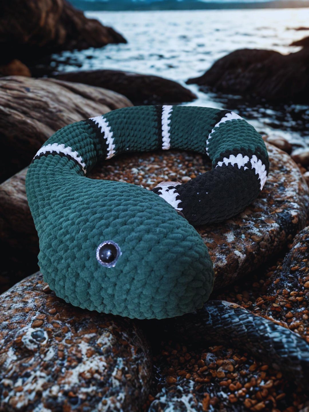 4lb Large Weighted Crochet Snake for Anxiety - Sensory Weighted Lap Pad ...