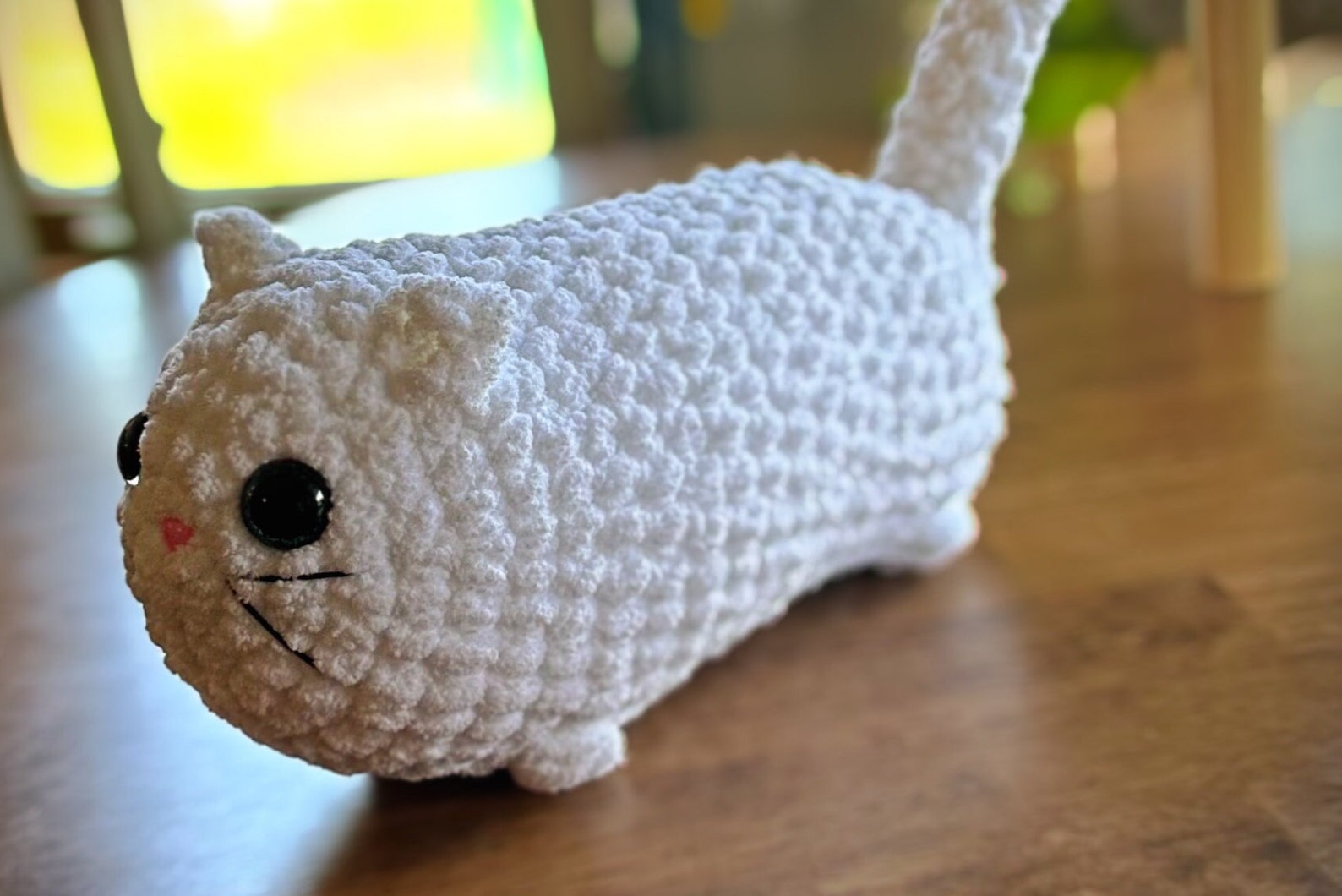 Weighted Stuffed Animal -weighted Plush-crochet Loaf Cat-crochet Plush ...