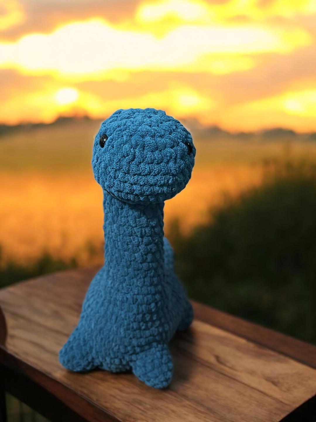Weighted Stuffed Animal-weighted Plush-crochet Bronto Dino-crochet ...