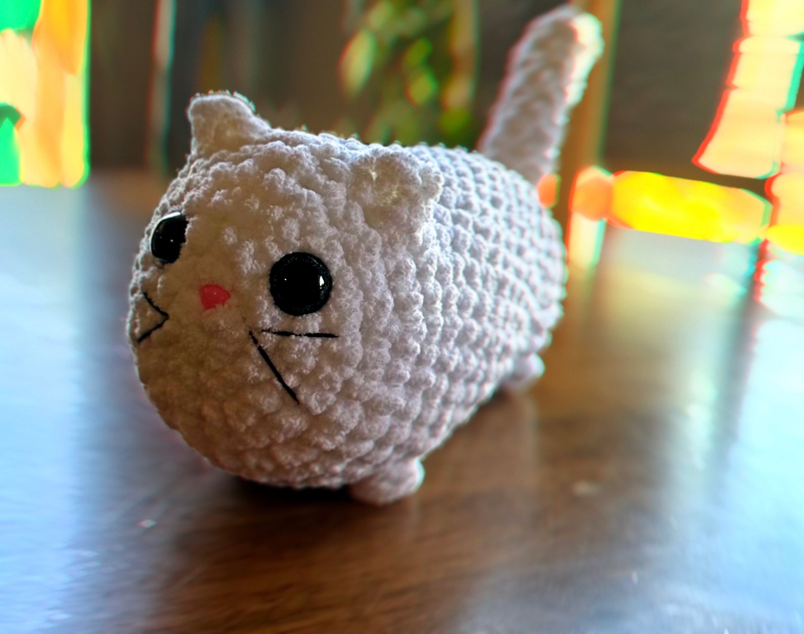Weighted Stuffed Animal -weighted Plush-crochet Loaf Cat-crochet Plush ...