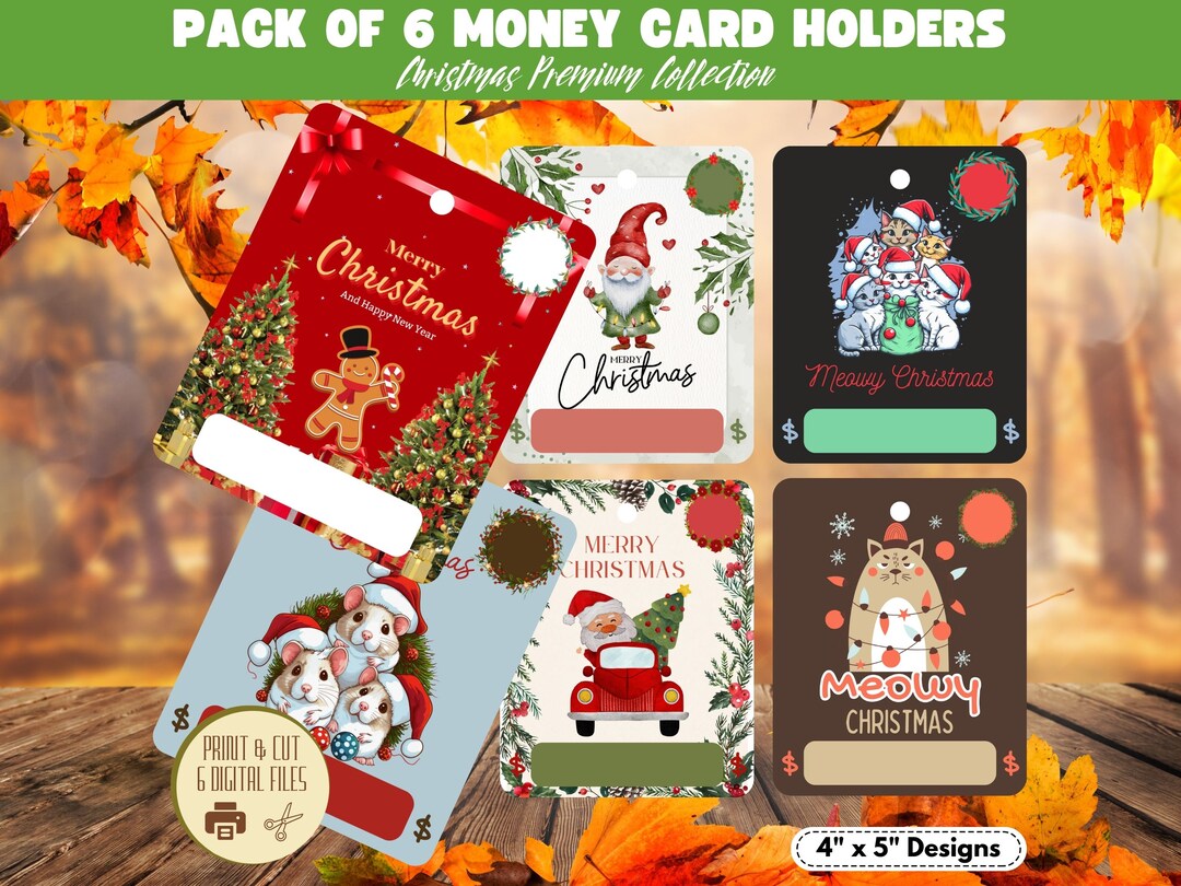 DIY Money Holder Printable Money Card Money Card Png - Etsy