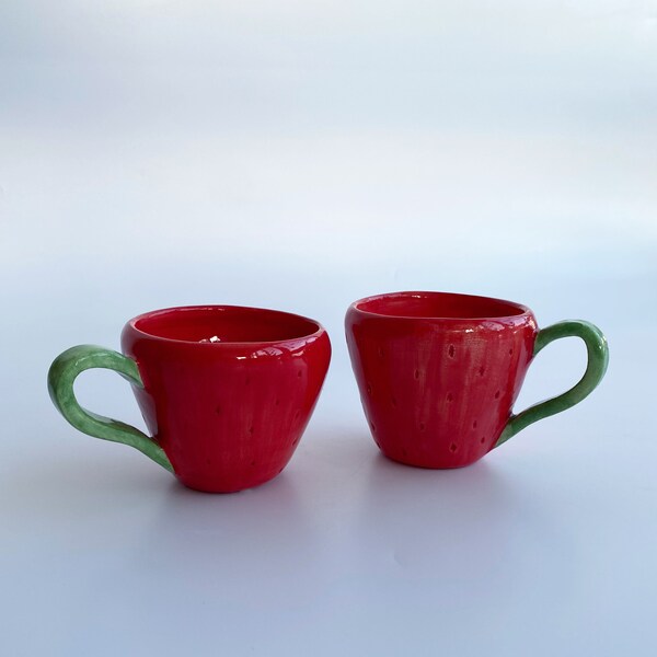 Strawberry Cup - Etsy