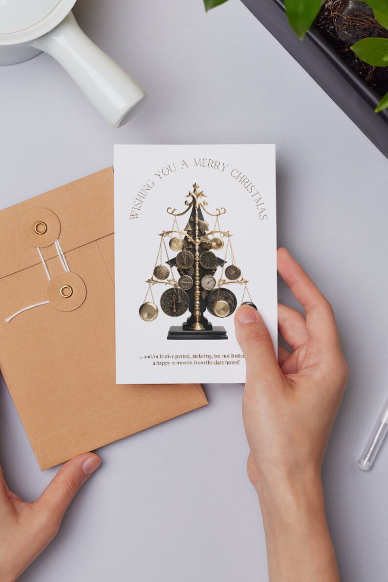 PDF Lawyer Holiday Card Lawyer Christmas Card Attorney Holiday Card Law ...