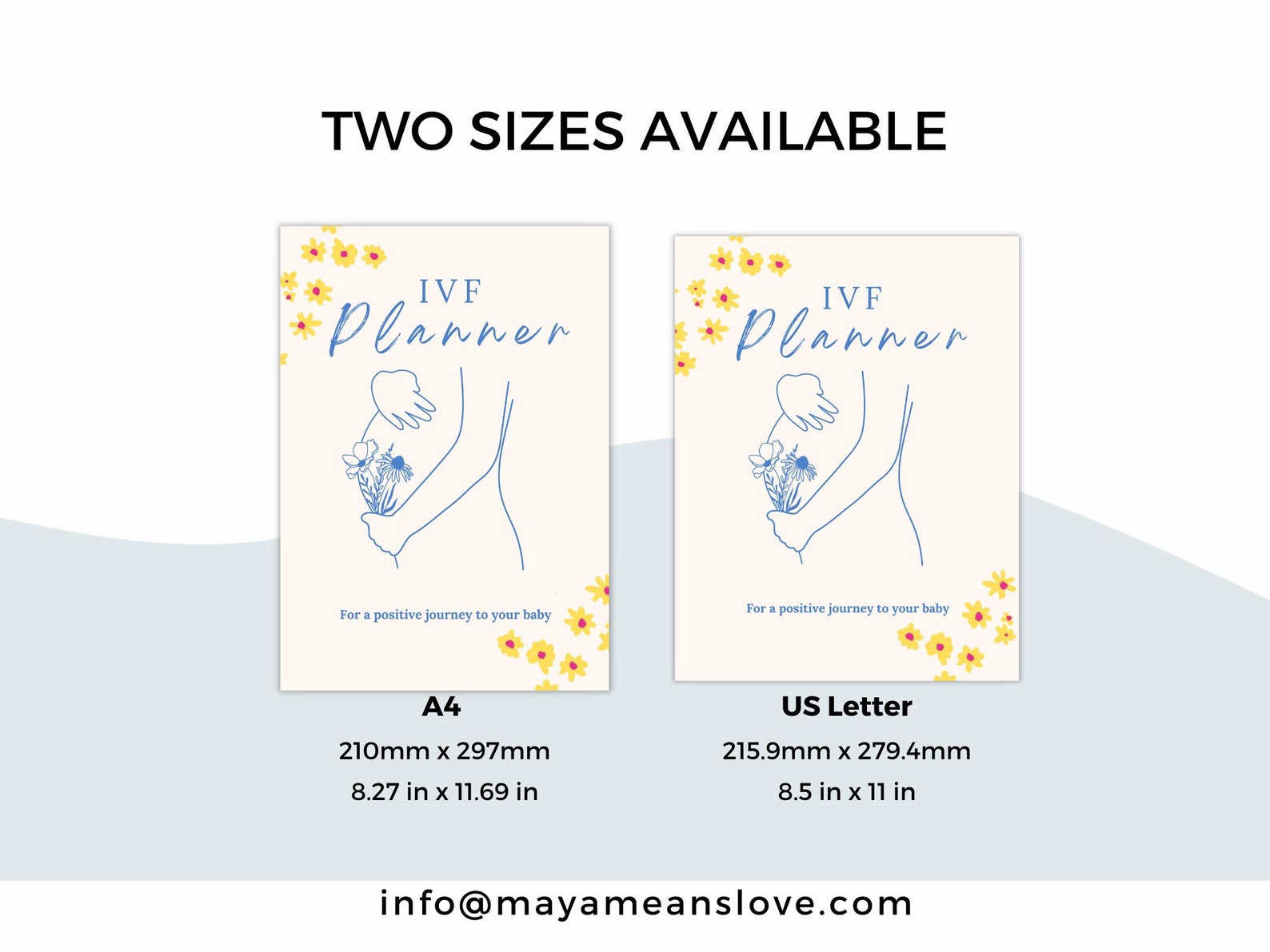 Pdf IVF Planner Printable IVF Planner IVF Tracker Pdf Fertility ...