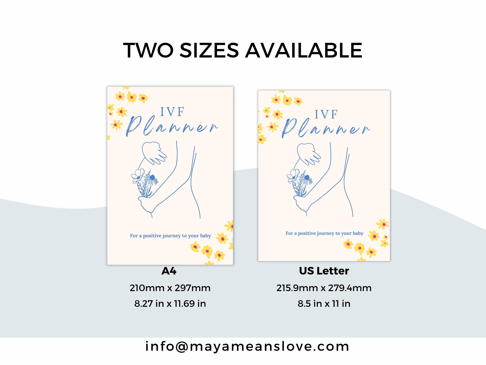 Pdf IVF Planner Printable IVF Planner IVF Tracker Pdf Fertility ...