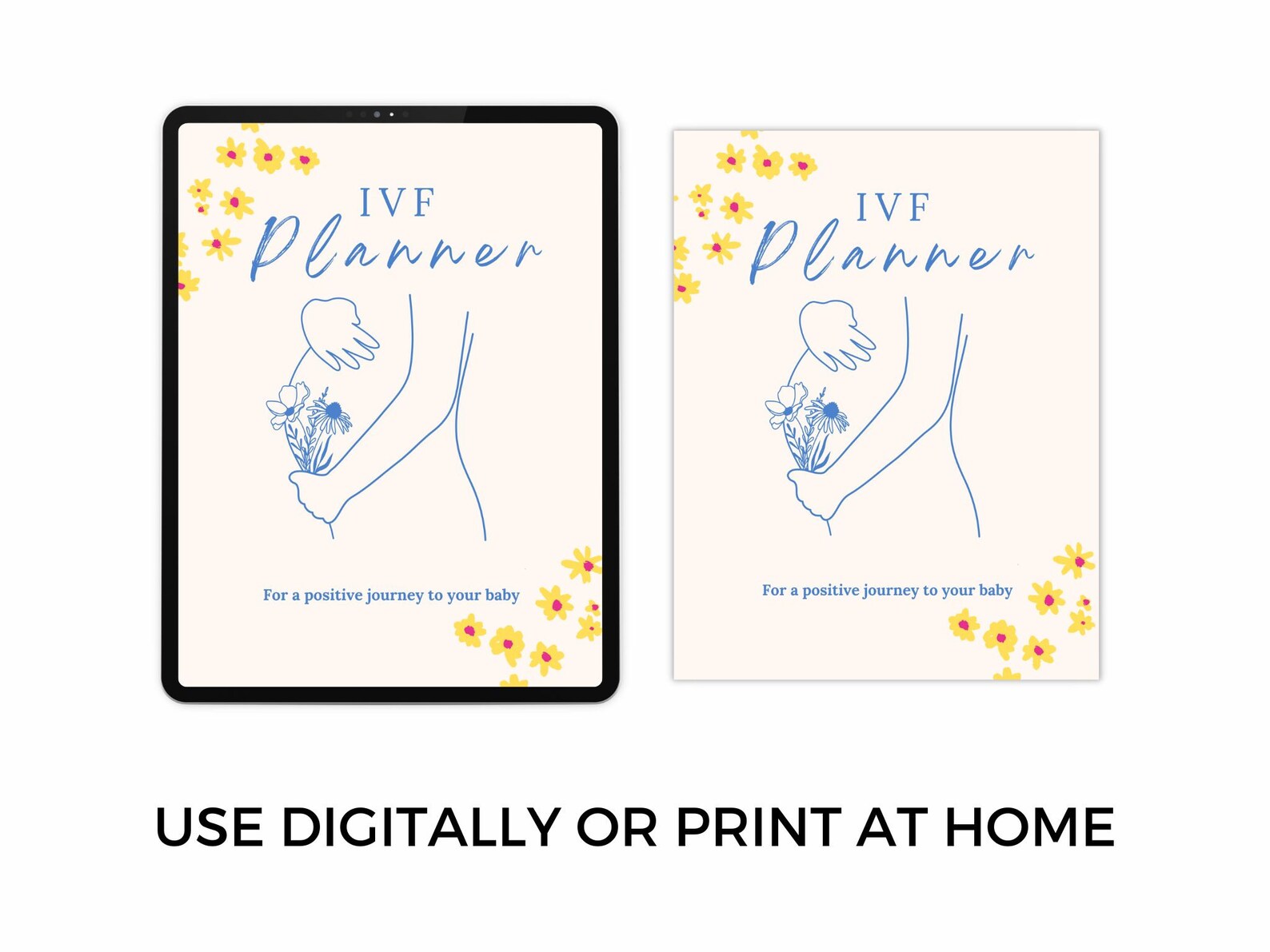 Pdf IVF Planner Printable IVF Planner IVF Tracker Pdf Fertility ...