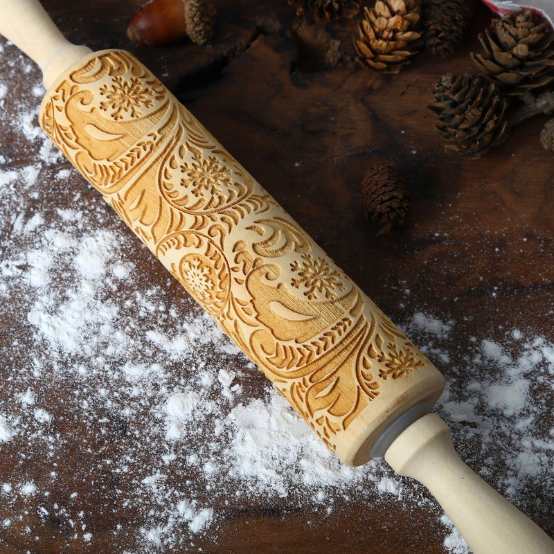 Carved Rolling Pin - Etsy