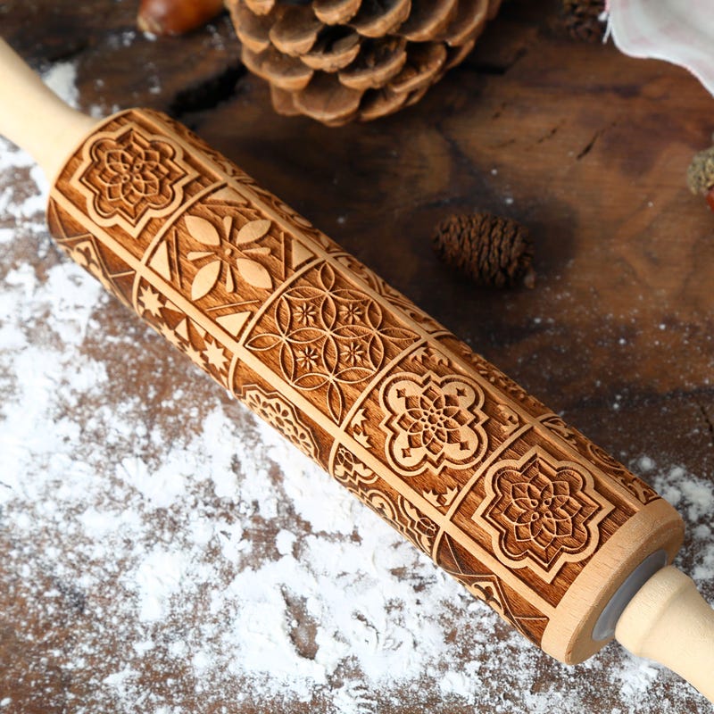 Carved Rolling Pin - Etsy