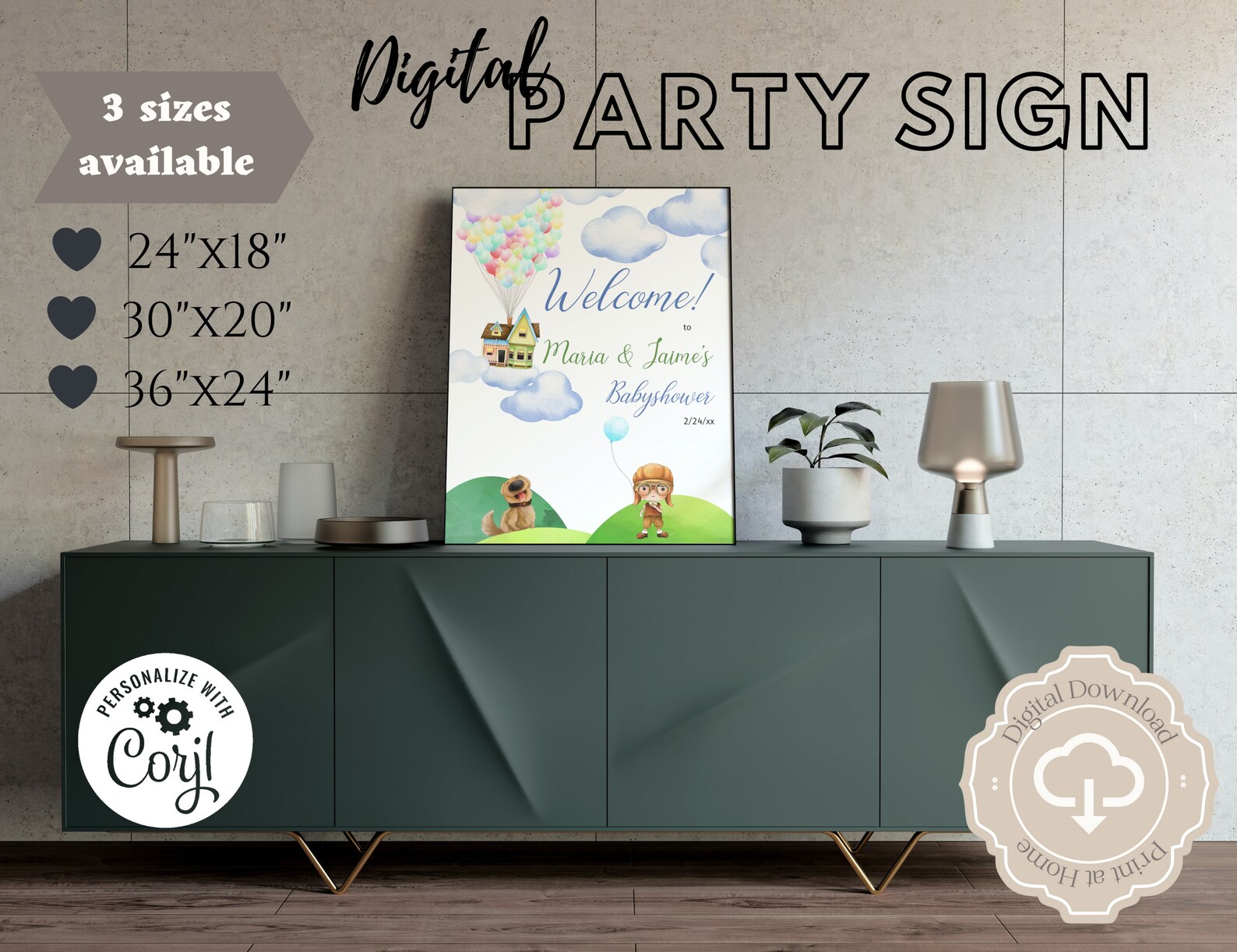 Boy UP Baby Shower Welcome Sign, up Baby Shower Welcome Sign, Baby up ...