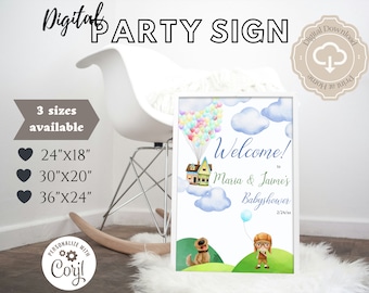 Star Wars Baby Shower Welcome Sign, Grogu Baby Shower Welcome Sign ...