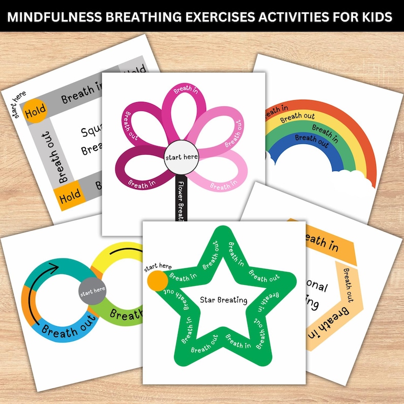 Mindful Breathing Activities for Kids,techniques for Calming Anxiety ...