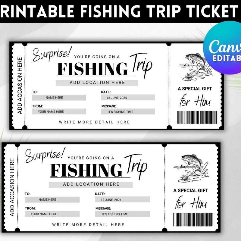 Printable Fishing - Etsy
