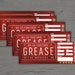 Editable Grease Broadway Surprise Ticket: Printable Musical Theatre ...