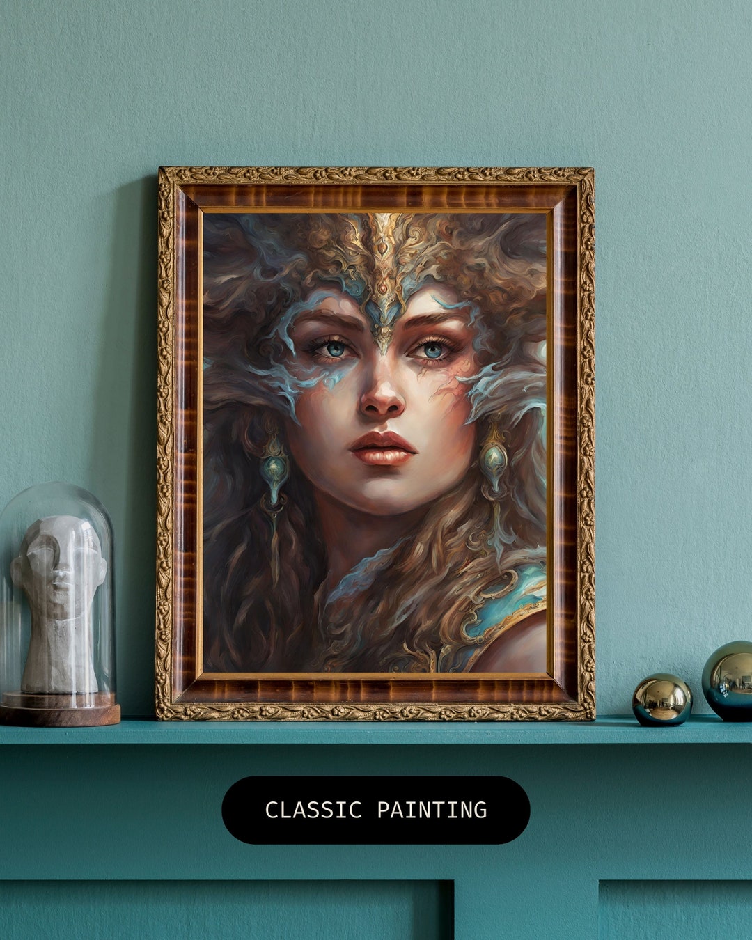 Blue Fae Digital Art Print - Etsy