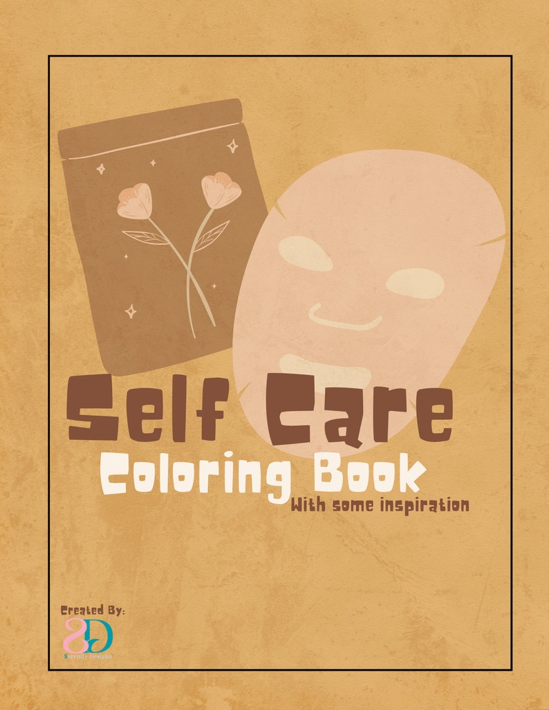 Self Care Coloring Book - Etsy