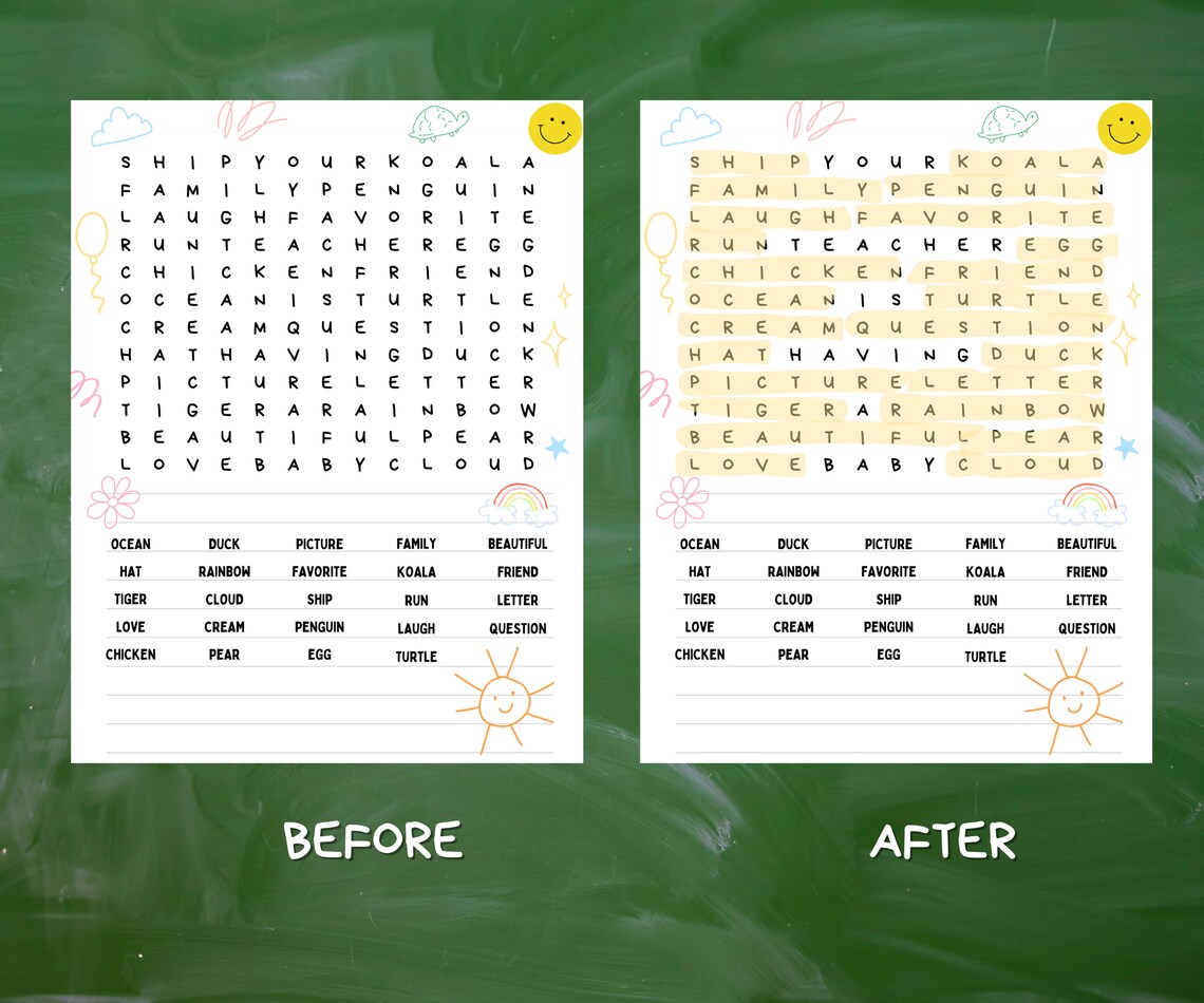 Teacher Pregnancy Announcement to Students | Fun Word Search for ...