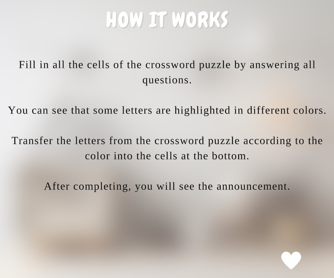 Customize Your Pregnancy Announcement, Baby Announcement Crossword ...