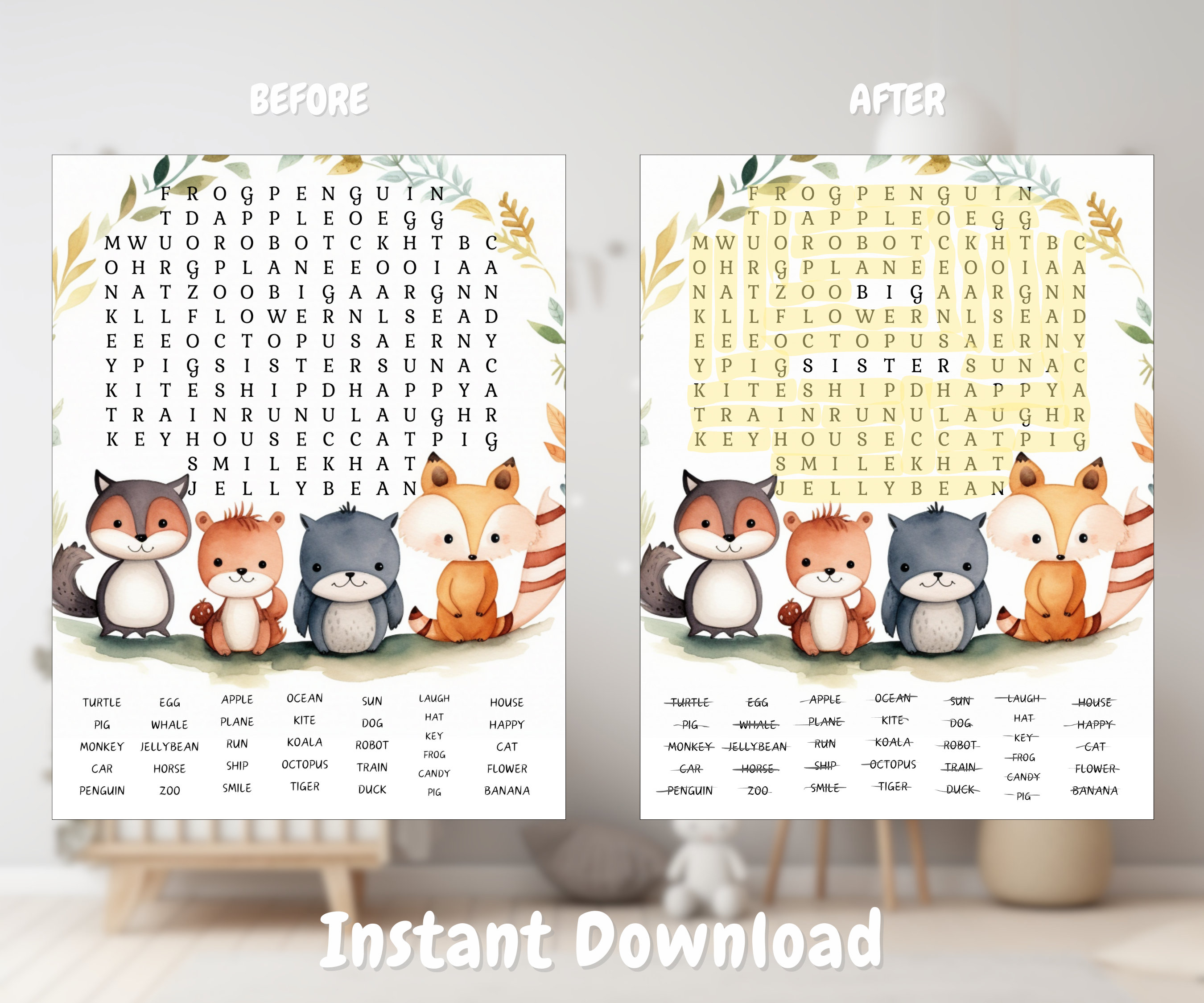 Big Sister Word Search, Sibling Pregnancy Reveal, Birth Announcement ...