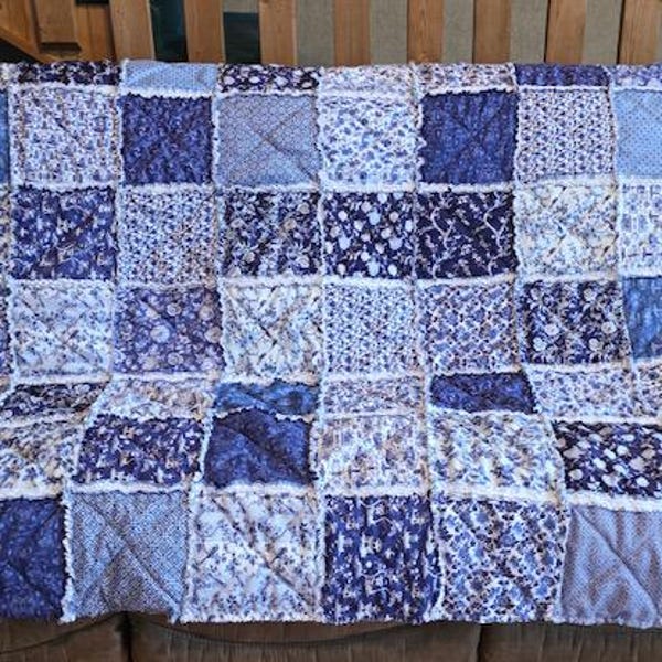 Queen Size Rag Quilt - Etsy
