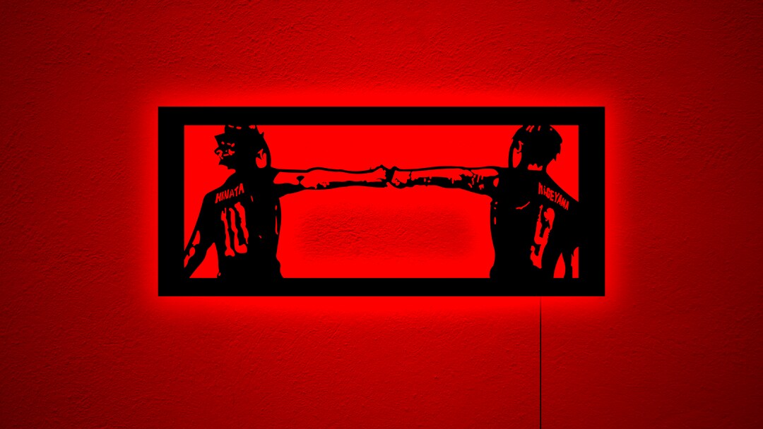 Anime Led Wall Sign Anime Wall Decoration Manga Wall Art - Etsy