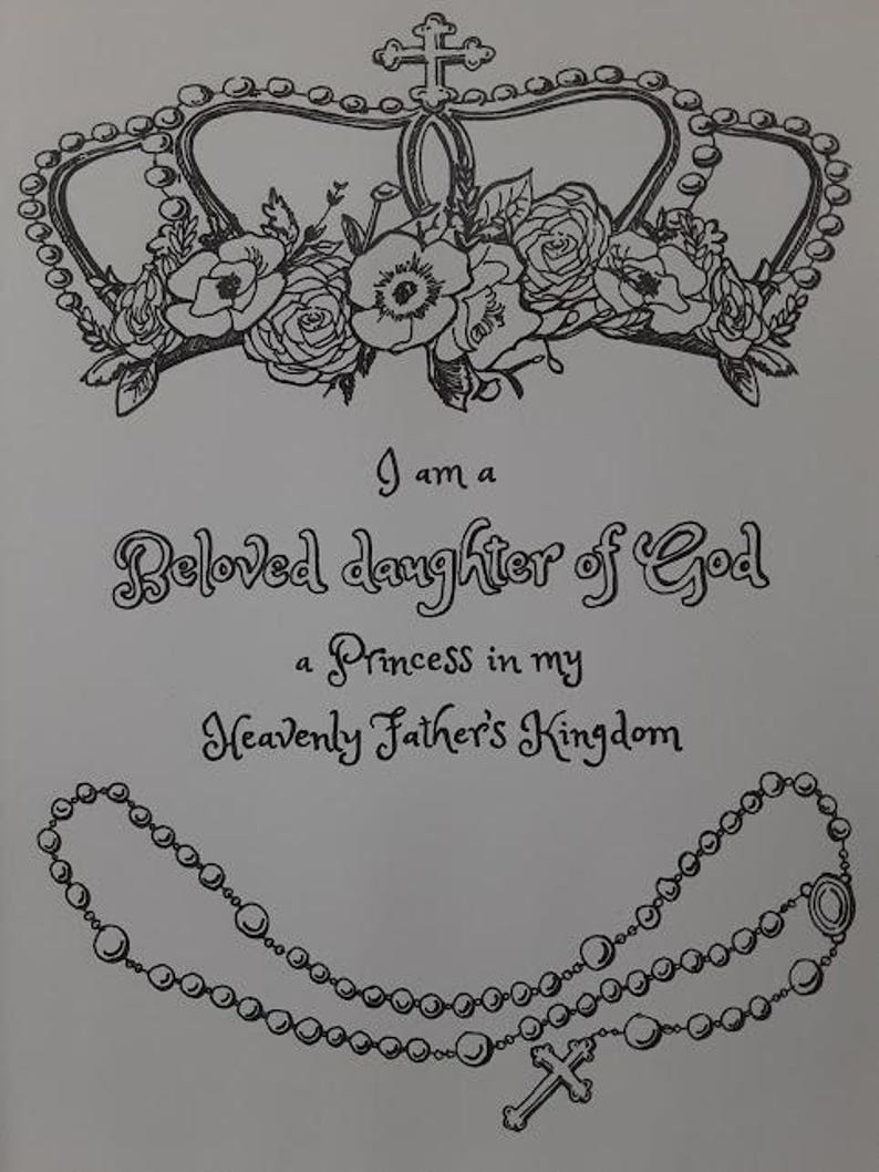Printable: Beloved Daughter of God 8x10" - Etsy
