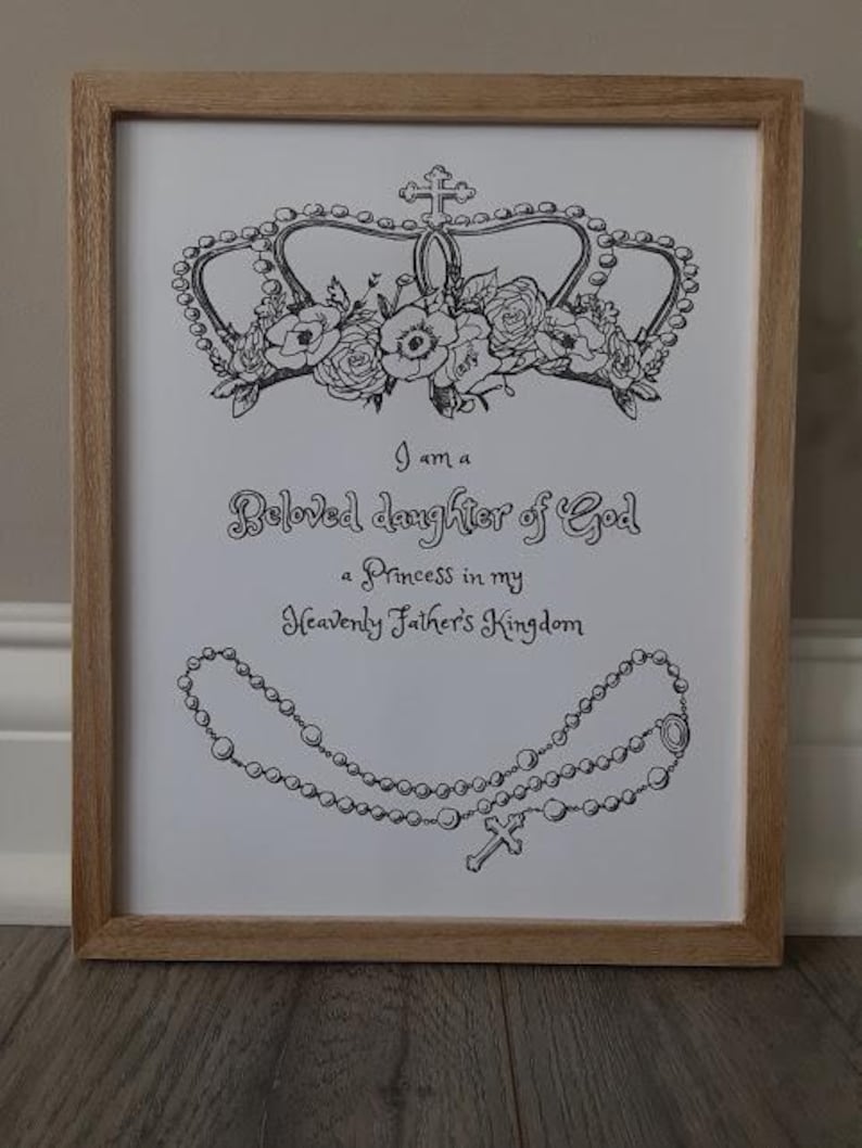 Printable: Beloved Daughter of God 8x10" - Etsy