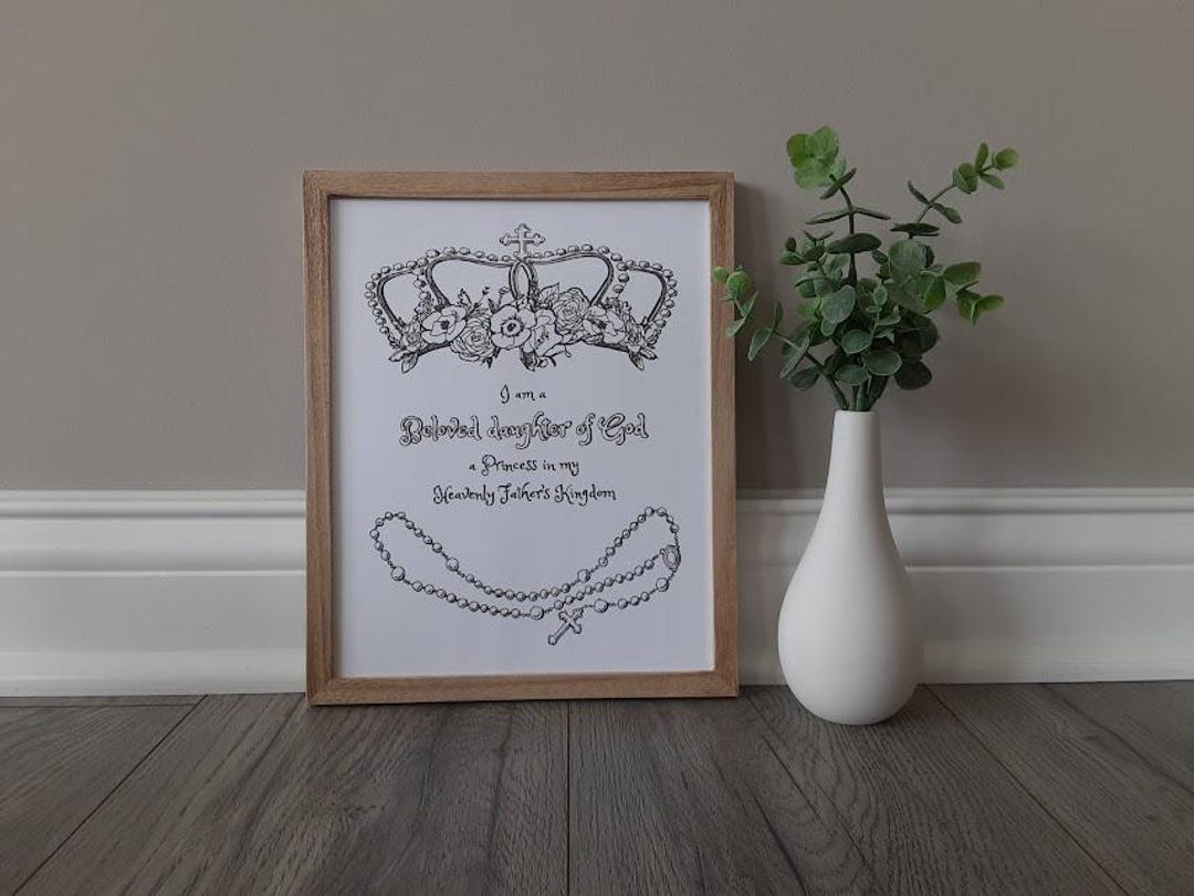 Printable: Beloved Daughter of God 8x10" - Etsy