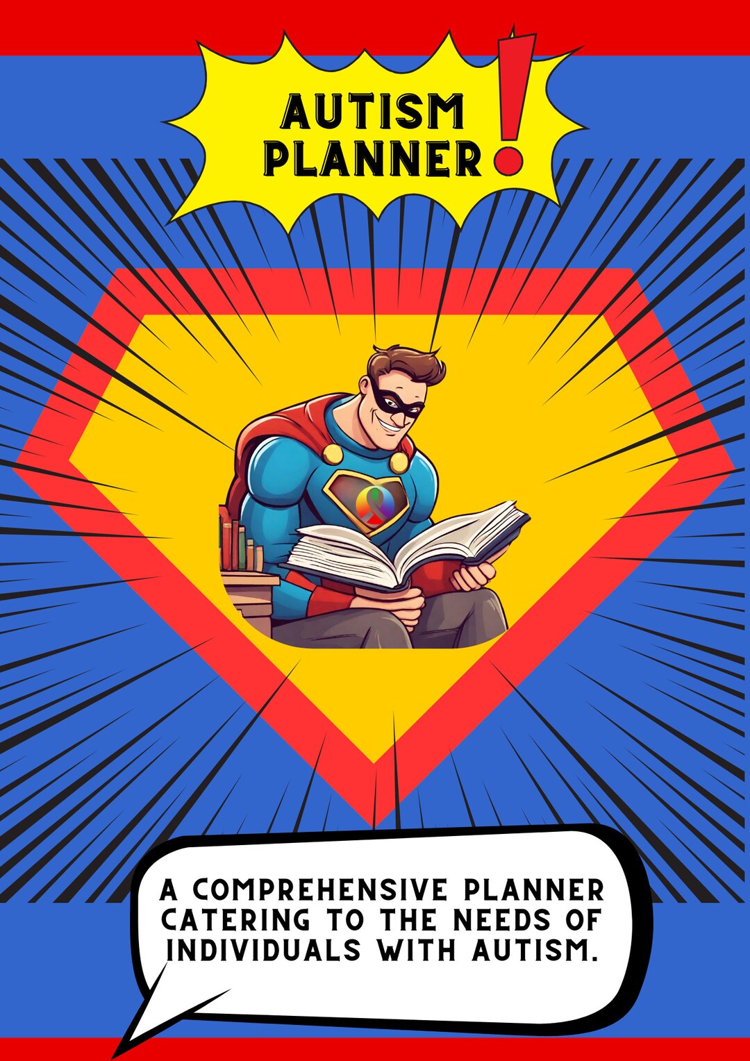 Super Hero, Autism Planner Printable, Special Needs Planner, Planner ...