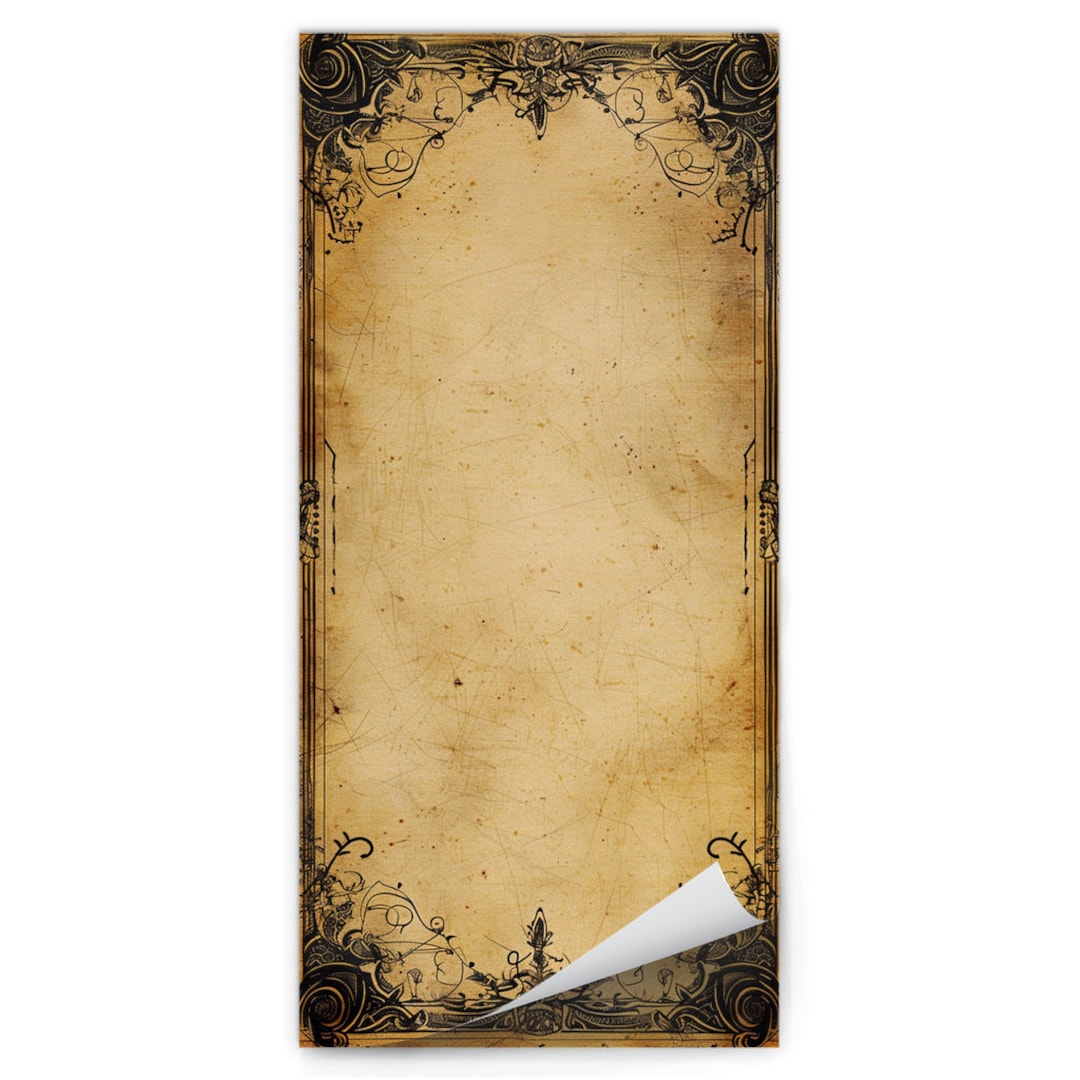 Magnetic Notepad | Gothic Arch Refrigerator Notes | Dark Academia Memos ...