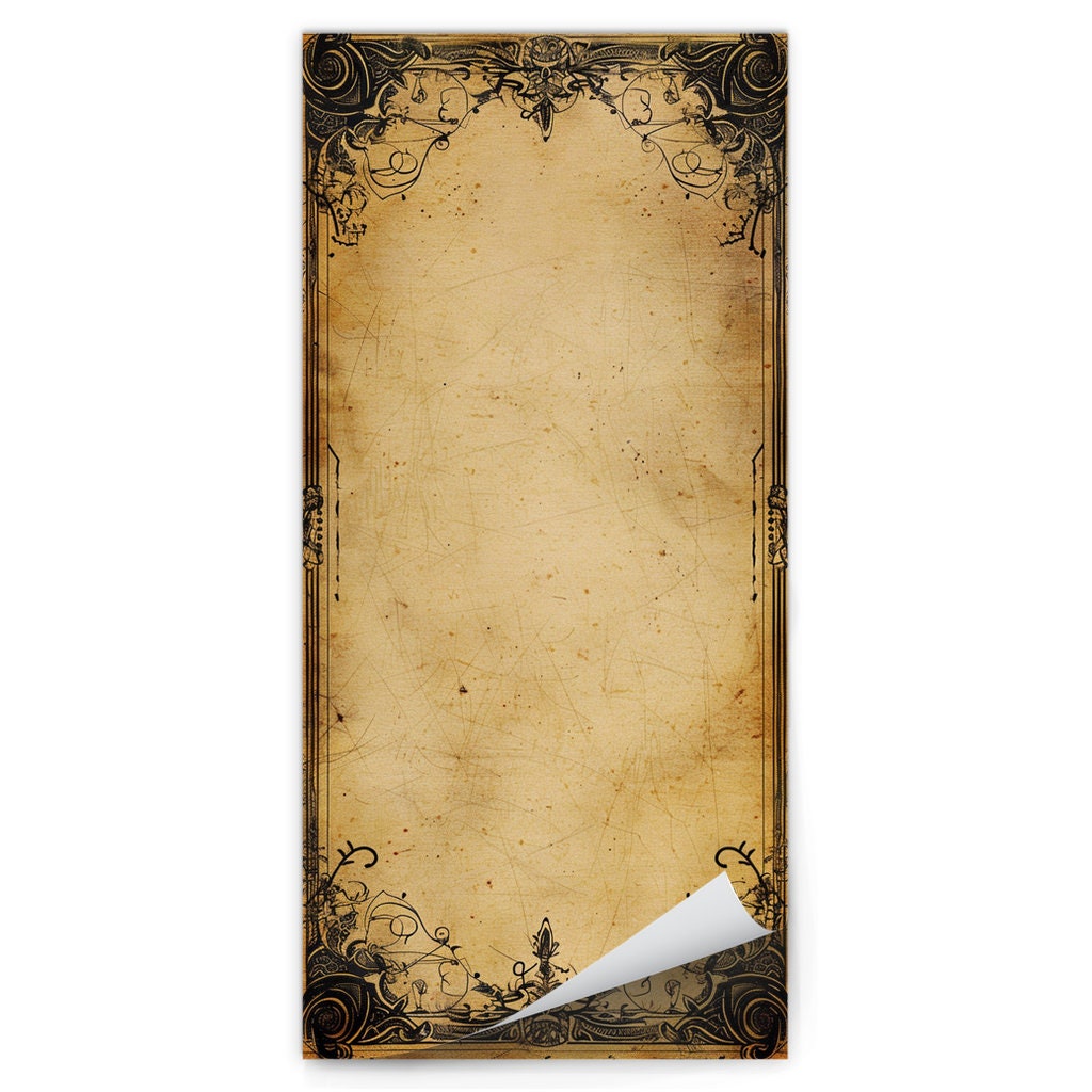 Magnetic Notepad | Gothic Arch Refrigerator Notes | Dark Academia Memos ...