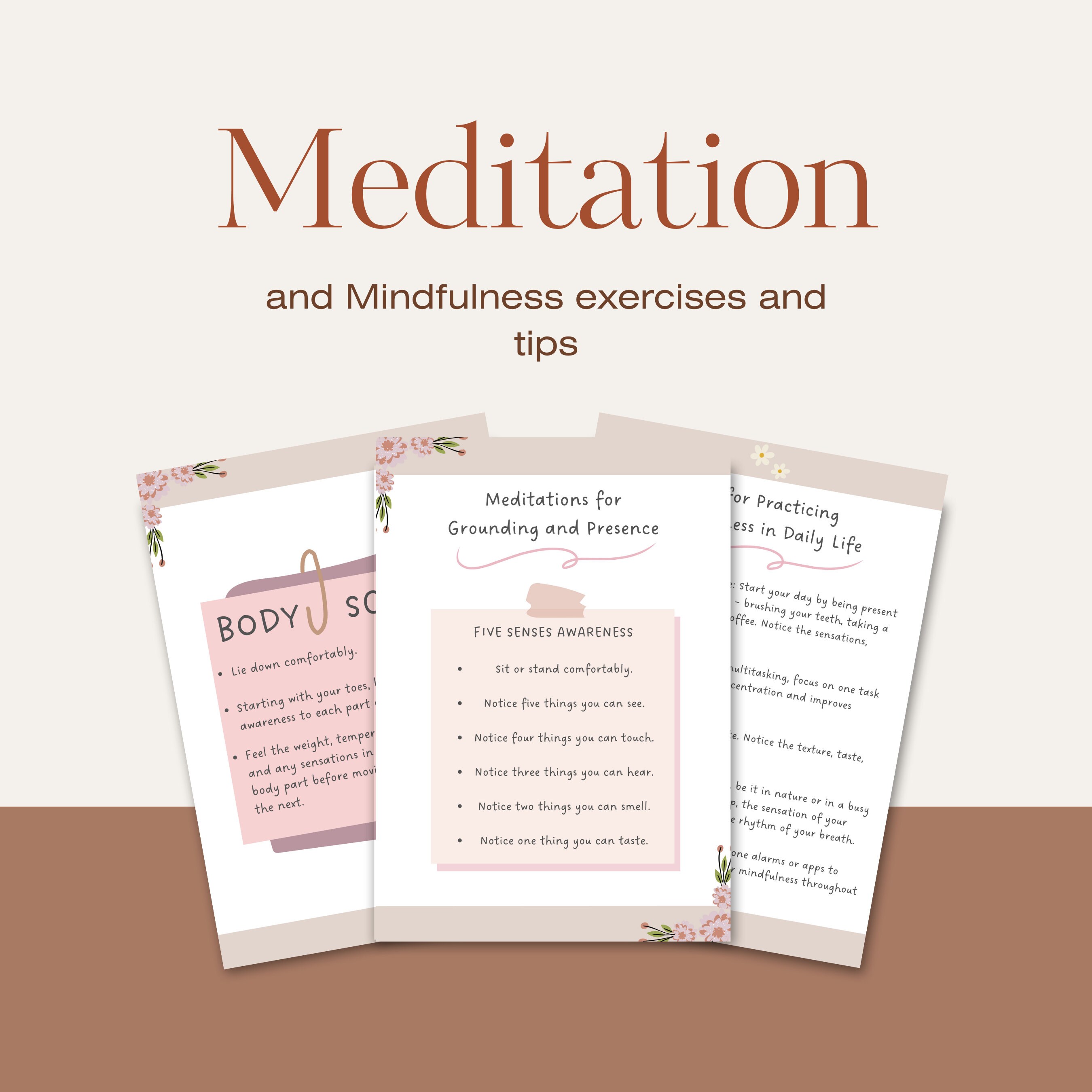 Positivity Journal, Self Care Printable Diary, Gratitude Journal With ...