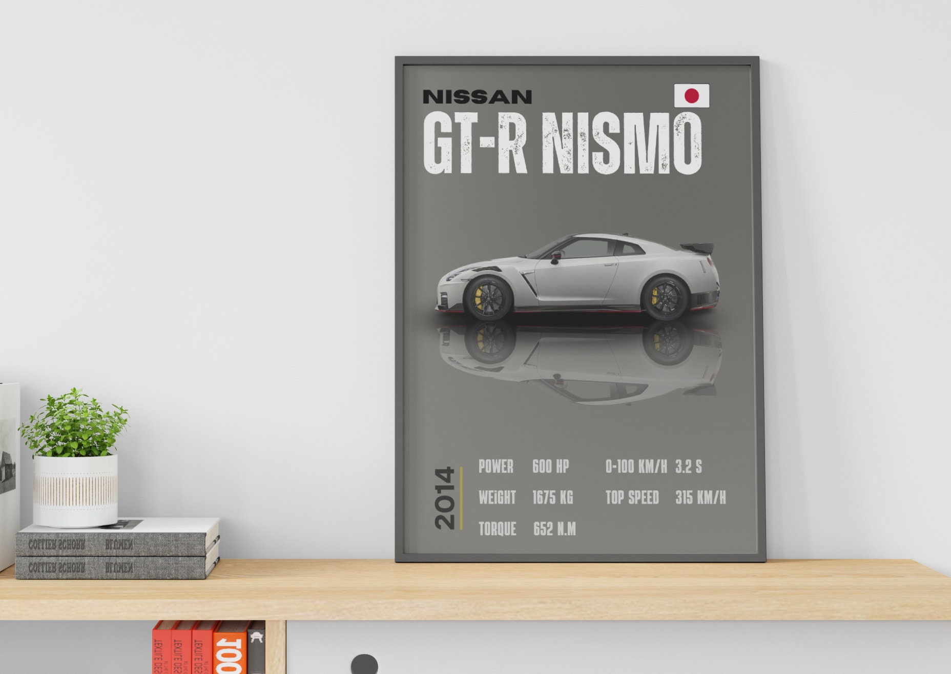 Digital Poster Nissan GT-R Nismo Poster Art Print for Car Enthusiasts ...
