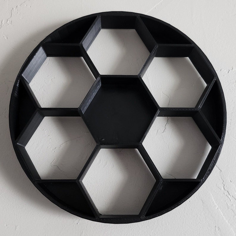 Soccer Ball Shelf - New Larger Sizes (12, 14, & 16-inch Diameter X 2 ...
