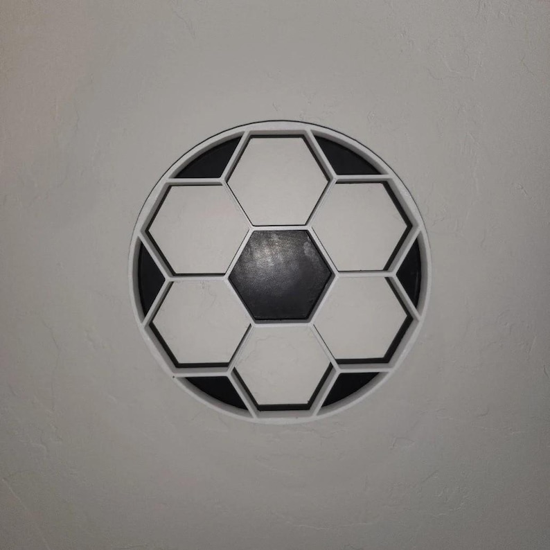 Soccer Ball Shelf - New Larger Sizes (12, 14, & 16-inch Diameter X 2 ...