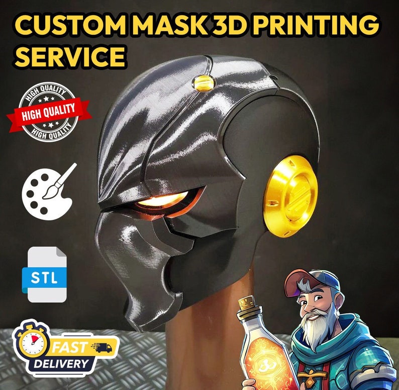 Custom 3D Print Cosplay Masks: Transform Into Your Favourite Characters ...