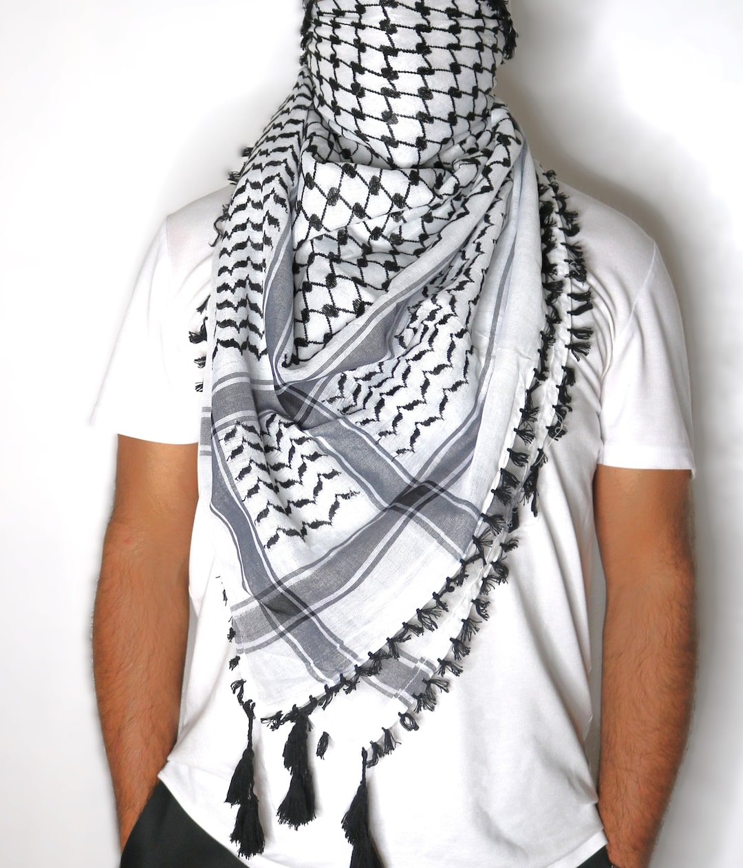 Arabic Scarf With Tassels - Etsy