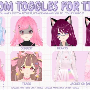 Custom 3D Vtuber Model Commission Full Body Rigging Virtual Youtuber ...