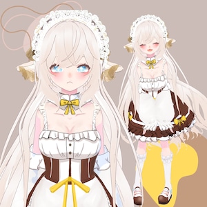 Custom 3D Vtuber Model Commission Full Body Rigging Virtual Youtuber ...